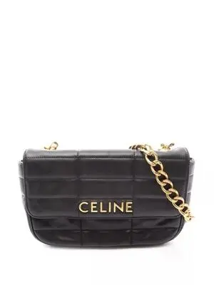 Celine 2000-2026 Monochrome Shoulder Bag - Black