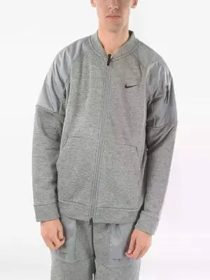 Nike Therma-fit Logo-print Sweatshirt - Grey