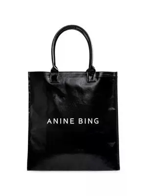 ANINE BING Leonie Coated Canvas Tote