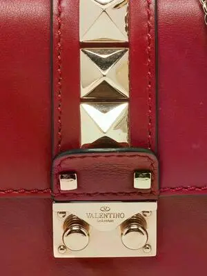 Valentino Garavani Glam Lock Pyramid-stud Shoulder Bag