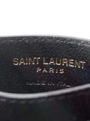 Saint Laurent 2020s Cassandre Card Holder - Black