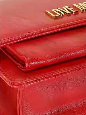 Moschino Logo-plaque Chain-link Clutch Bag
