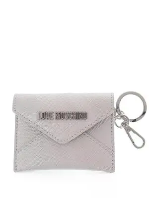 Moschino Logo-plaque Envelope Keychain