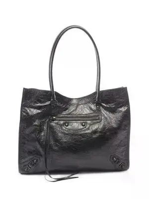 Balenciaga Leather Textured Tote Bag