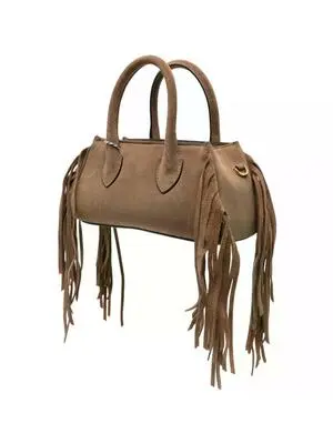 Amiri Micro Fringed Suede Tote Bag