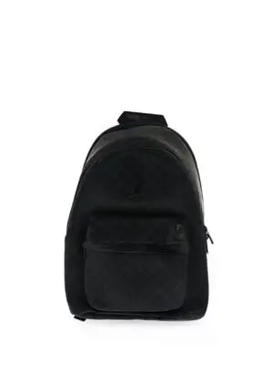 JORDAN Monogram-pattern Backpack - Black
