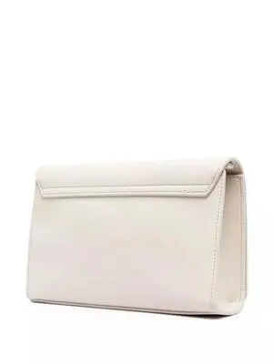 Moschino Logo-plaque Crossbody Bag - Neutrals