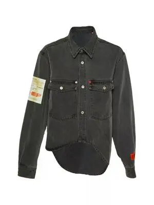 Heron Preston Cotton Oversized Shirt - Grey