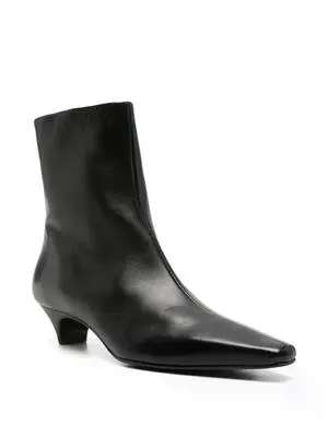 HALMANERA Leather Ankle Boots