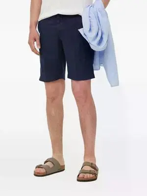 BENETTON Chino Shorts With Side Pockets - Blue