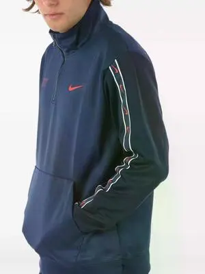 Nike Sportswear Repeat Logo-print Half-zip Sweater