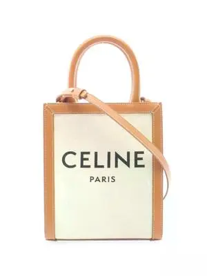 Celine 2010s Mini Vertical Cabas Tote Bag - Neutrals