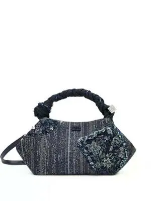 GANNI Small Bou Bag In Denim - Blue