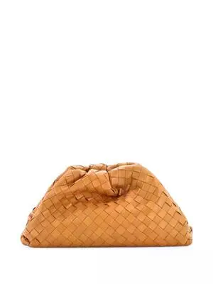 Bottega Veneta The Pouch Intrecciato Nappa Teen Crossbody Bag - Brown