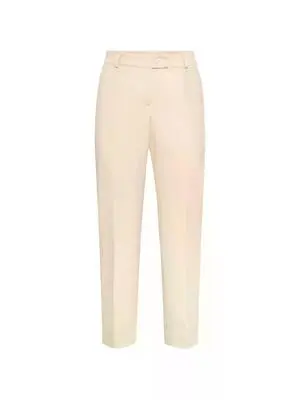 MAISON COMMON Signature Straight-leg Trousers - Neutrals