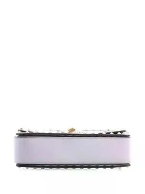 Valentino Garavani Rockstud Chain Flip Lock Flap Bag Leather Medium Shoulder Bag