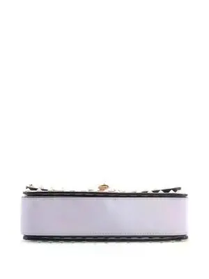 Valentino Garavani Rockstud Chain Flip Lock Flap Bag Leather Medium Shoulder Bag