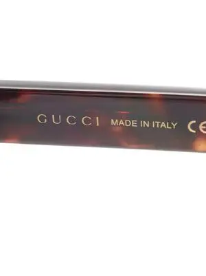 Gucci Cat-eye Sunglasses With Tortoiseshell Effect - Brown