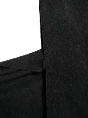 Canali Fringed Scarf - Grey