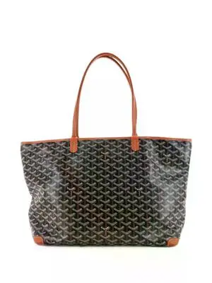 Goyard Artois Tote Coated Canvas Mm Shoulder Bag - Brown