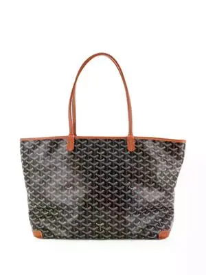 Goyard Artois Tote Coated Canvas Mm Shoulder Bag - Brown
