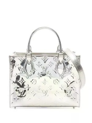 LOUIS VUITTON Monogram Miroir Tote Bag - Grey