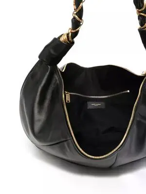 Saint Laurent Amalia Hobo In Lambskin Shoulder Bag