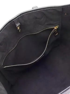 LOUIS VUITTON Monogram Empreinte Neverfull Mm Tote Bag - Black