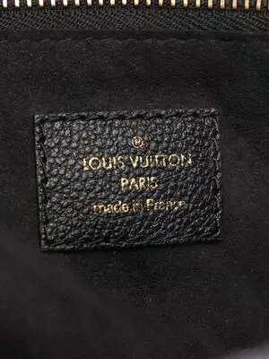 LOUIS VUITTON Monogram Empreinte Neverfull Mm Tote Bag - Black