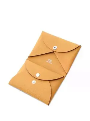 Hermès 2026 Calvi Duo Coin Purse - Brown