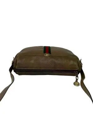 Gucci 20th Century Calfskin Web Crossbody Bag