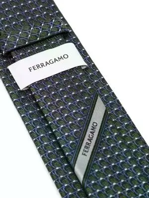 FERRAGAMO Pegasus Jacquard Neck Tie