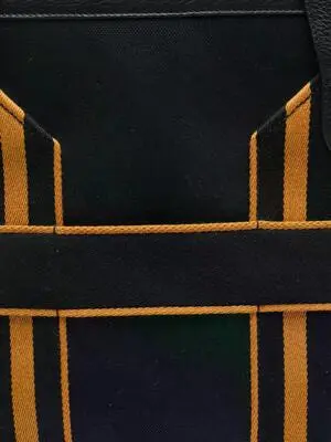 Hermès 2023 Pursangle Striped Tote Bag