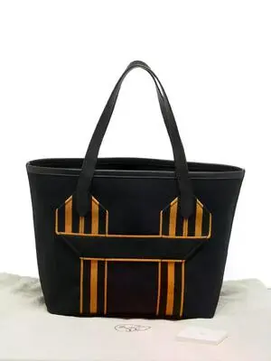 Hermès 2023 Pursangle Striped Tote Bag
