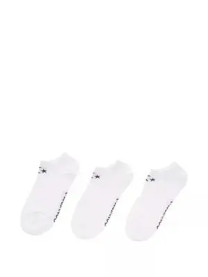CONVERSE Embroidered Logo Socks - White