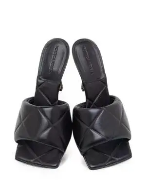 Bottega Veneta Lido Leather Heeled Sandals