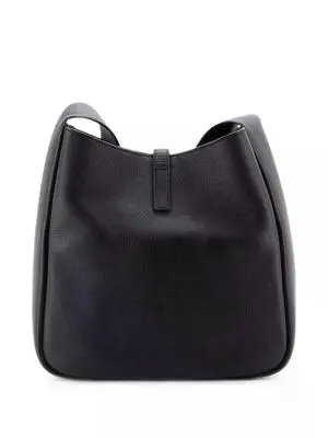 Saint Laurent Le 5 A 7 Supple Leather Small Hobo Bag - Black