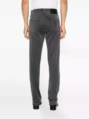 Stefano Ricci Logo Plaque Straight-leg Trousers