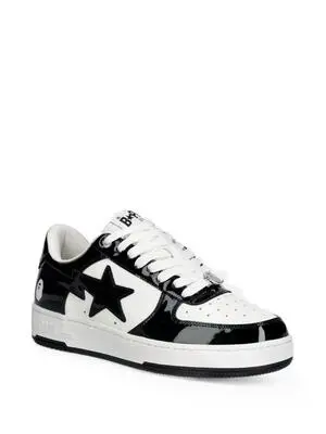 A BATHING APE Sta Patent Leather Sneakers