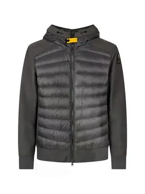 PARAJUMPERS Quilted Panelled Hooded Jacket - Grey