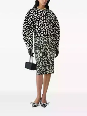 Carolina Herrera Leopard-patterned Sweater