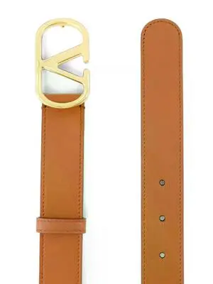 Valentino Garavani Vlogo Leather Belt