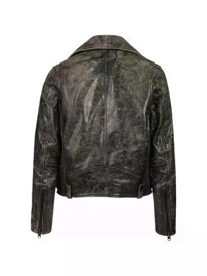 DIESEL® Biker Jacket In Treated Leather