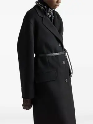 Prada Single-breasted Cashwool Coat