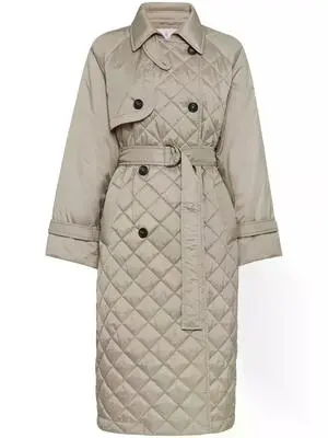 Brunello Cucinelli Quilted Trench Coat