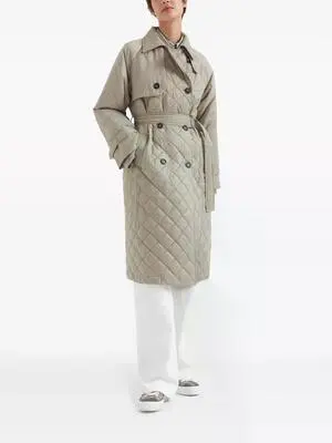 Brunello Cucinelli Quilted Trench Coat