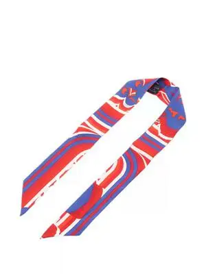 Hermès 2010s Brides De Gala Twilly Scarf - Red