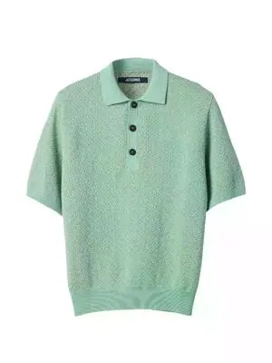 Jacquemus The Miami Knit Polo Shirt - Green