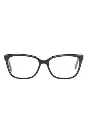 Carolina Herrera Polished-effect Cat-eye Glasses - Black