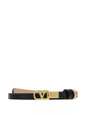 Valentino Garavani Vlogo Signature Reversible Belt - Black